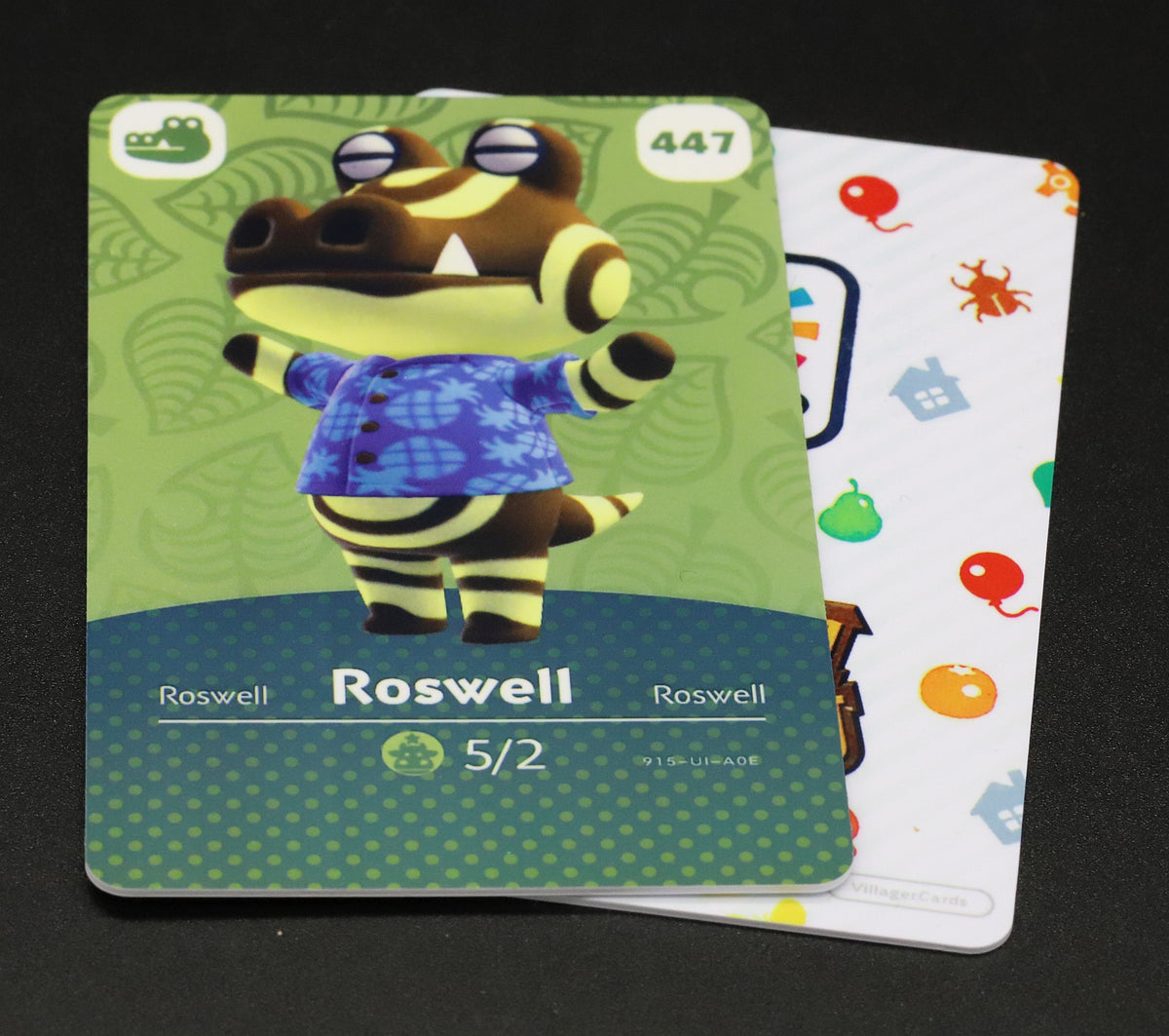 Roswell #447 Animal Crossing Amiibo Card (Series 5) – Villager Cards