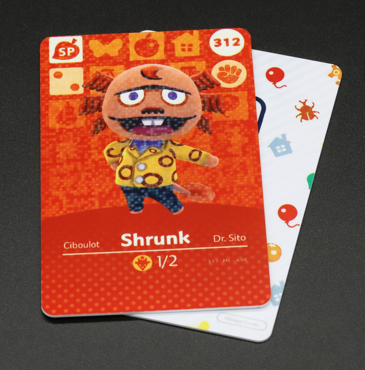 Shrunk #312 Animal Crossing Amiibo Card (Special Character) – Villager ...